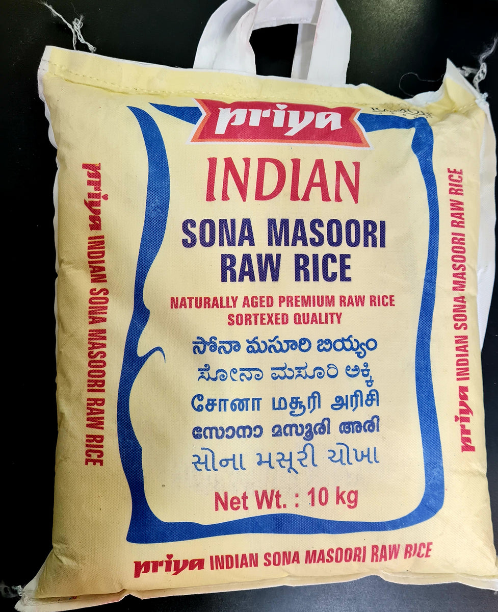 Priya Sona Masoori Rice 10 kg – Bharat Online
